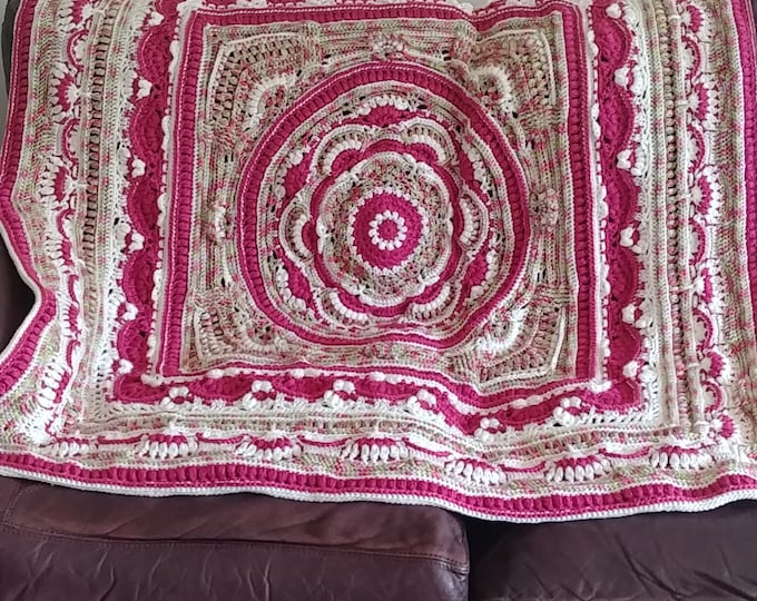 Ardith Handmade Crochet Blanket - Etsy