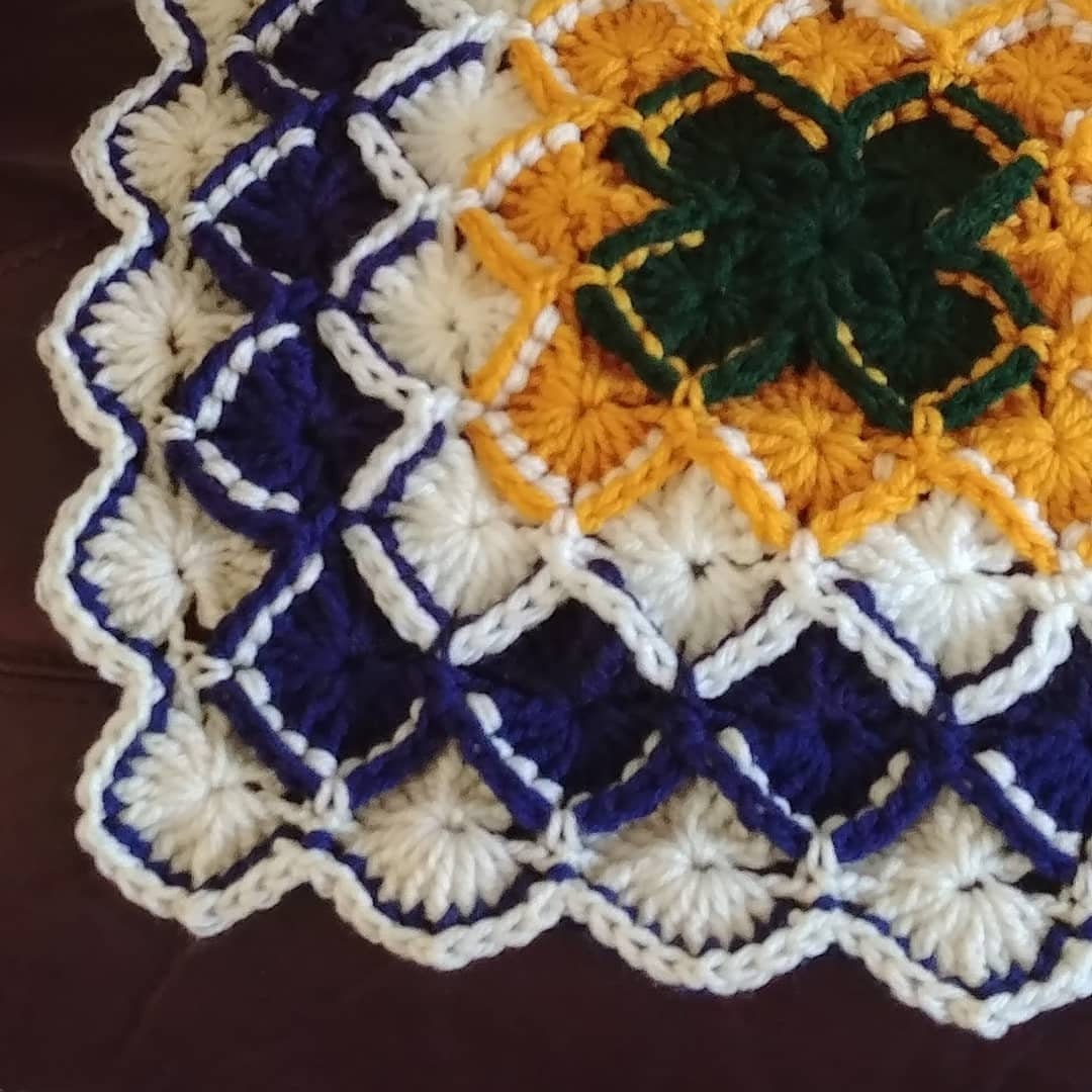 Scrappy Wool-eater Handmade Crochet Blanket/gift/special Occasion ...