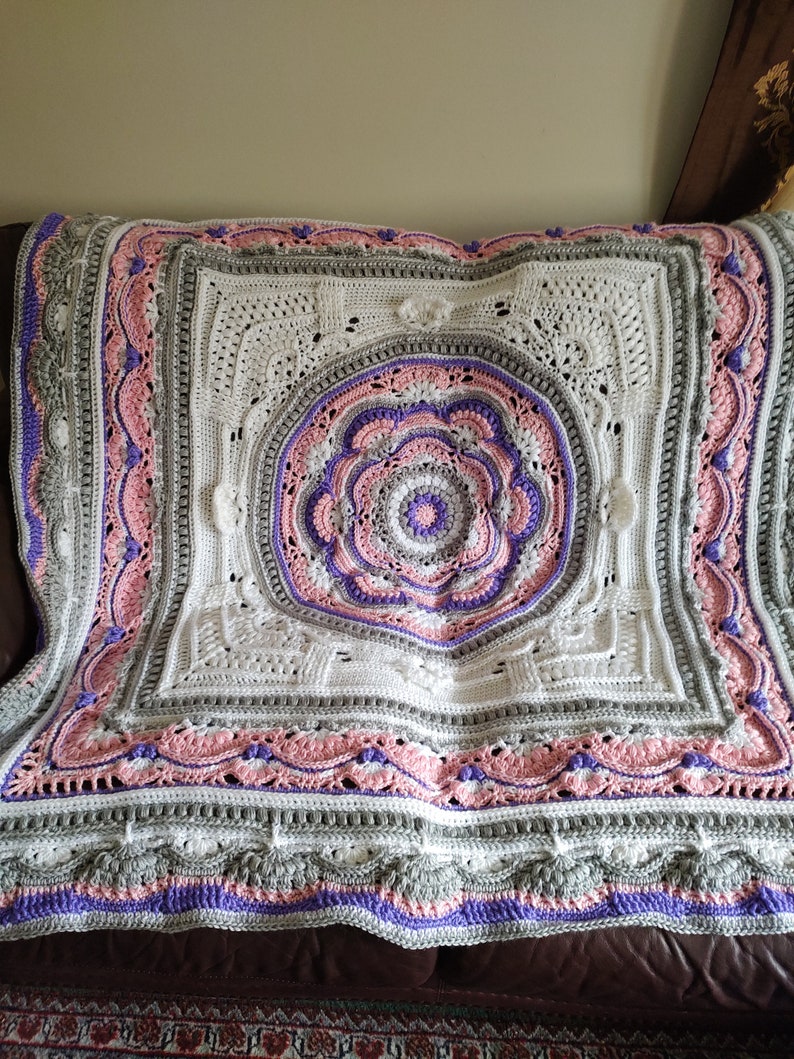 Ardith Handmade Crochet Blanket/gift/special Occasion/family - Etsy