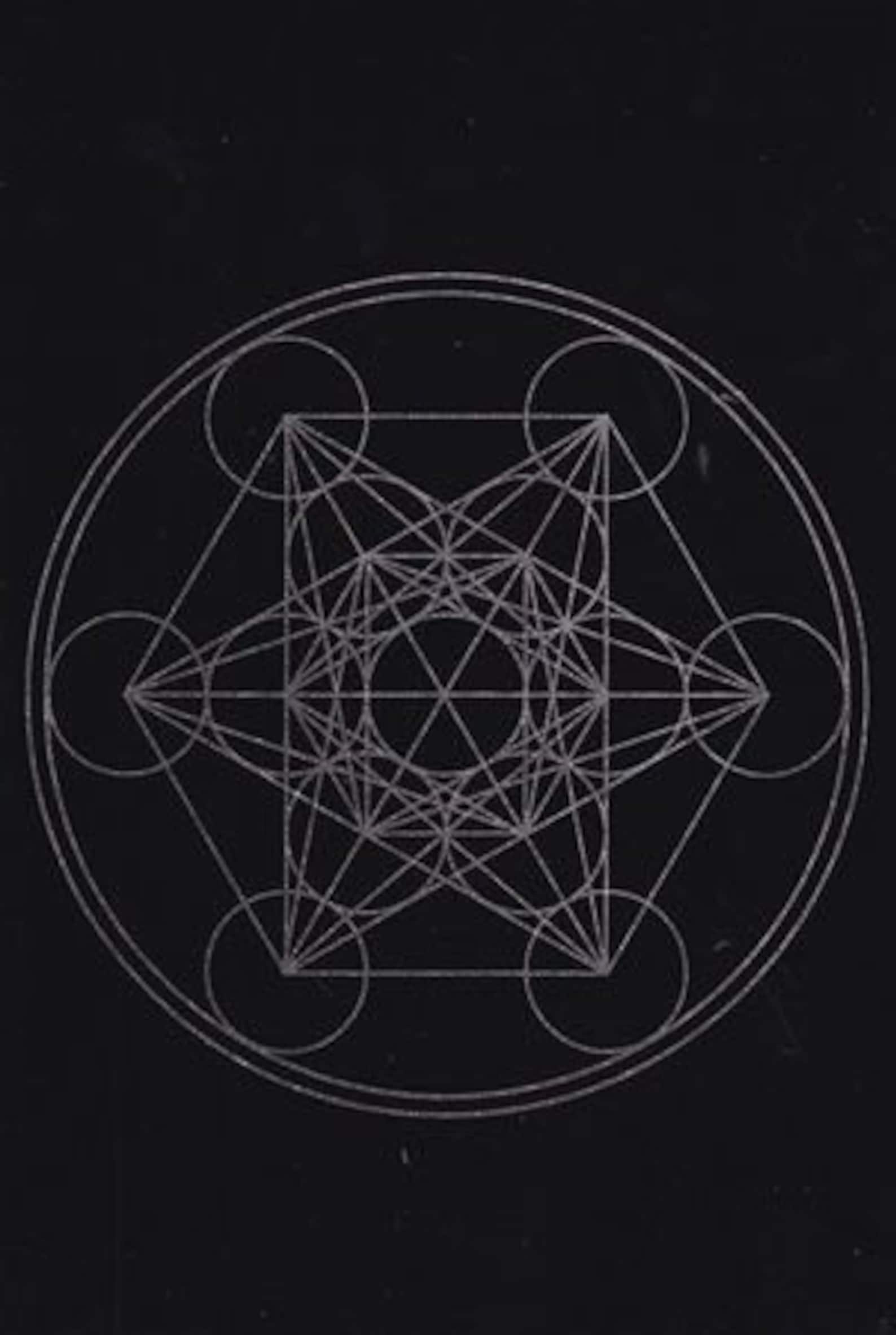 Metatron Crystal Grid Mat | Etsy