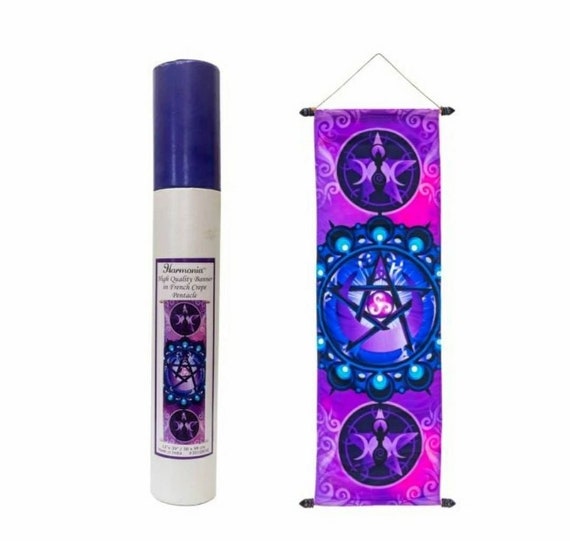 Pentacle French Crepe Banner - Etsy