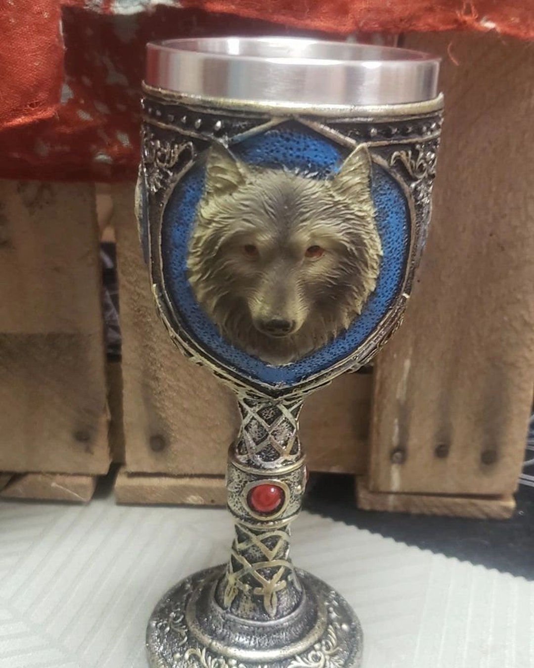 Wolf Chalice - Etsy