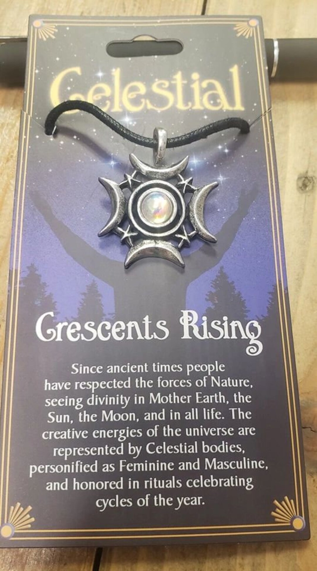 Celestial Crescents Rising Amulet - Etsy