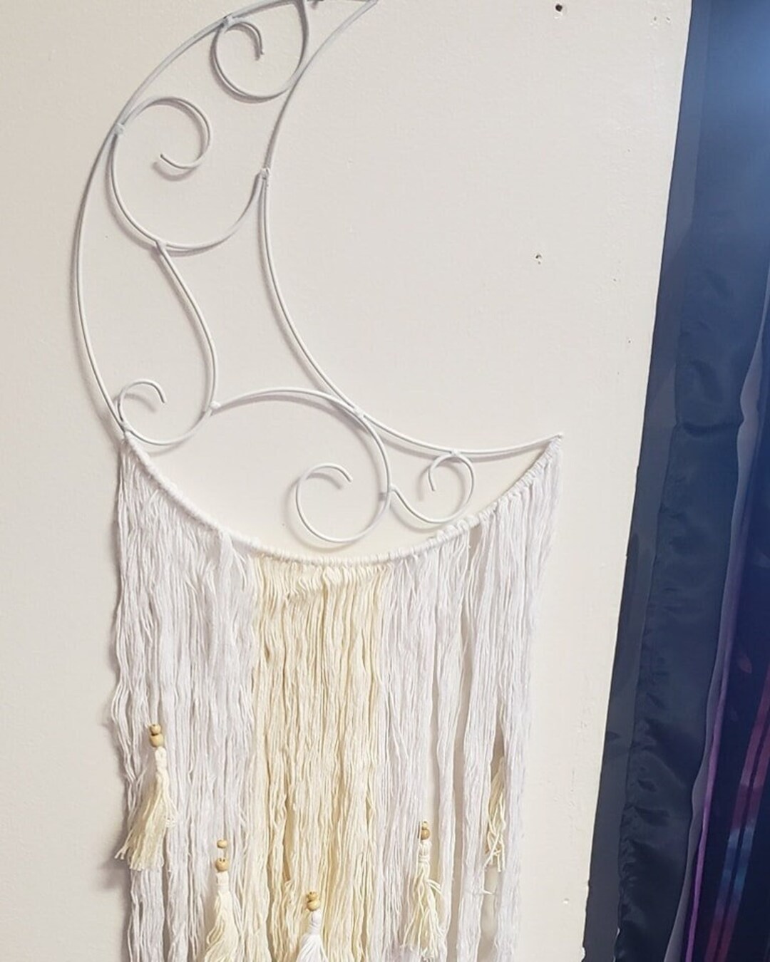 Metal Crescent Moon Wall Hanging - Etsy