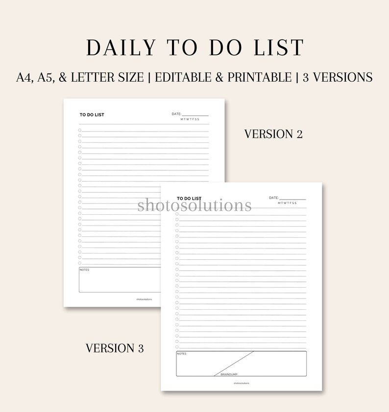 Minimal Digital to Do List | Goodnotes Template | Productivity ...