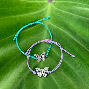 Butterfly Adjustable Bracelet - Butterfly Bracelet - Friendship ...