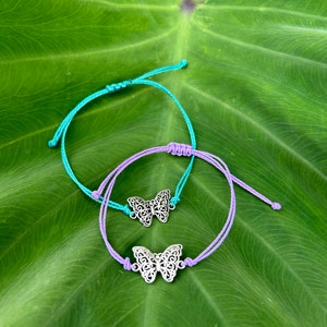 Butterfly Adjustable Bracelet - Butterfly Bracelet - Friendship ...