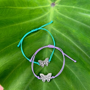 Butterfly Adjustable Bracelet - Butterfly Bracelet - Friendship ...