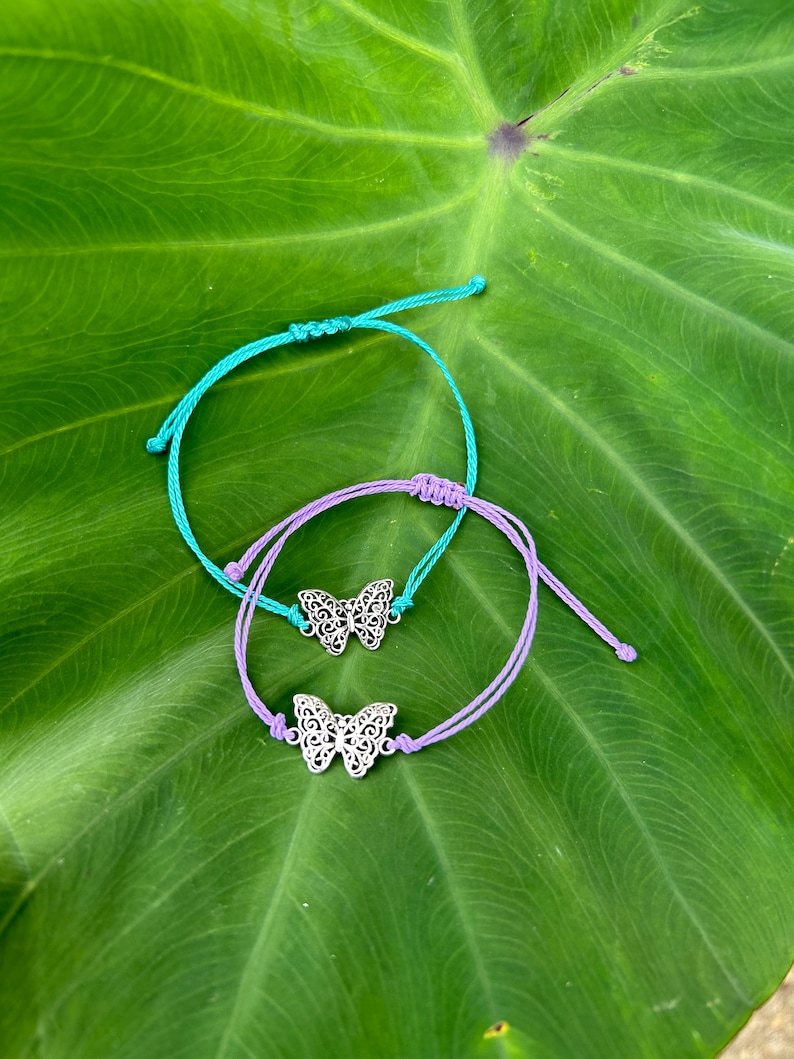Butterfly Adjustable Bracelet - Butterfly Bracelet - Friendship ...