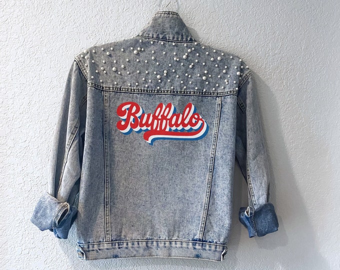 Buffalo Jean Jacket, Retro Buffalo Jacket, Buffalo Jacket, Buffalo ...