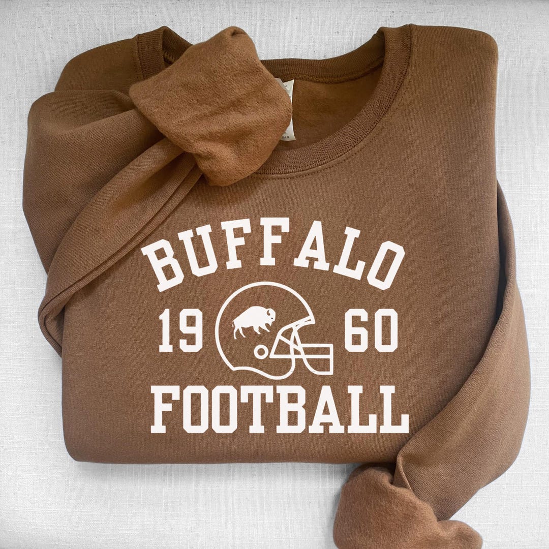 Retro Buffalo Sweatshirt, Buffalo Sweatshirt, Buffalo Football, Buffalo ...