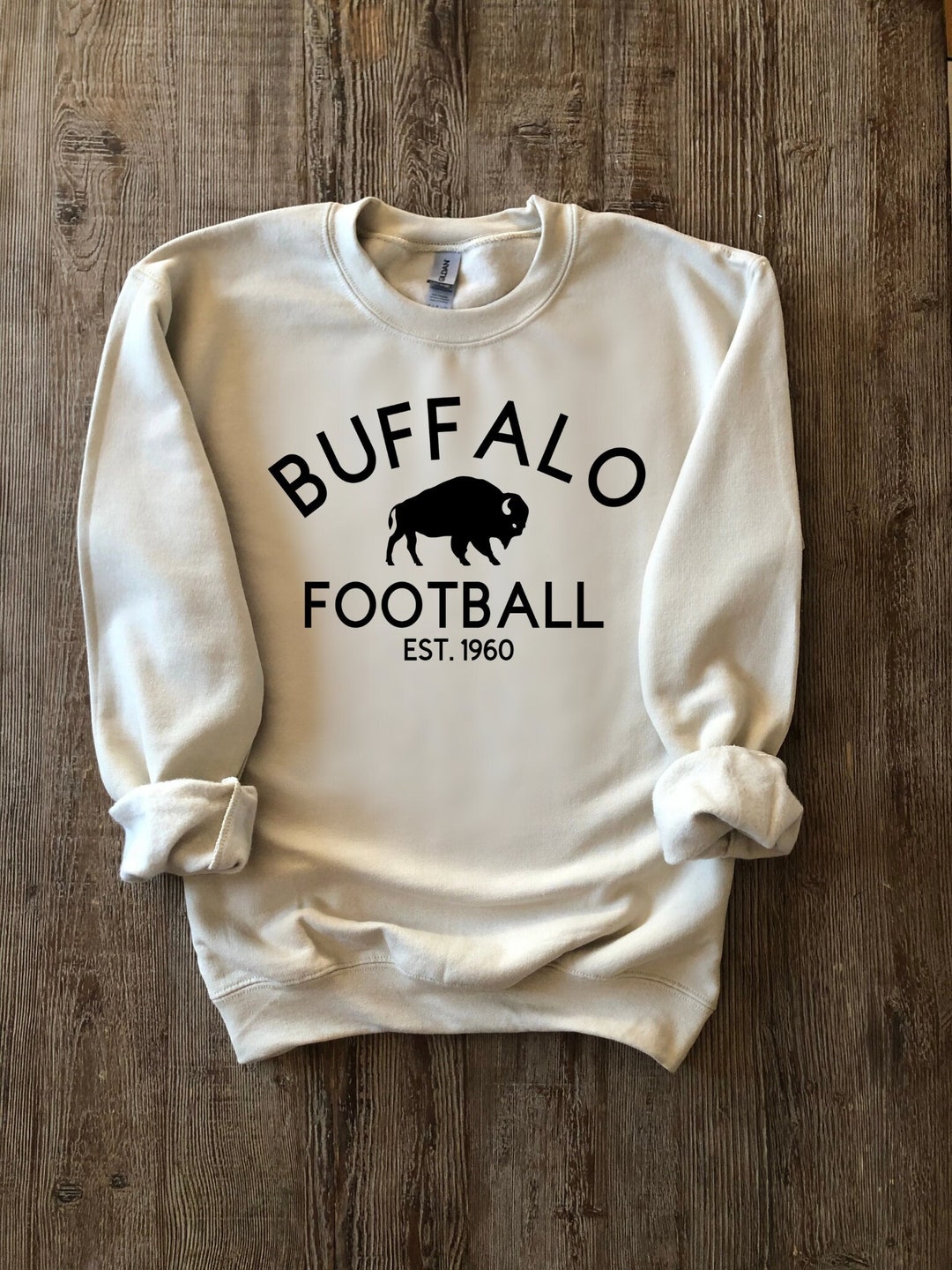 Buffalo Sweatshirt Neutral Buffalo Sweatshirt Buffalo - Etsy