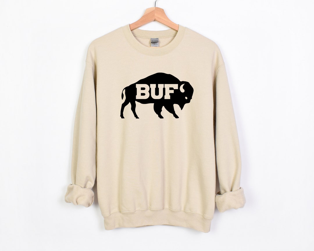 Tan Buffalo Sweatshirt, Buffalo Sweatshirt, Buffalo Football, Buffalo ...