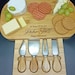Retirement Gift - Cheese Board and Accessories - Charcuterie Board ...