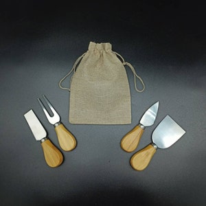 4 Cheese Knife Set Cheese Cutlery Stainless Steel With Eco Friendly ...
