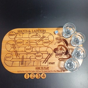 Drinking Game for Adults - Shots & Ladders Party Christmas Drinking ...