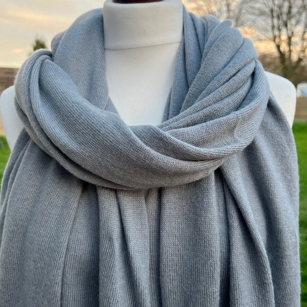 Grey Pashmina - Etsy