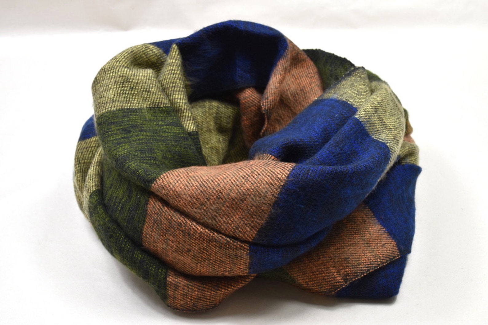 Yak Wool Shawl Code PS2 Large Scarf Beautifully Hand-loomed Travel Wrap ...