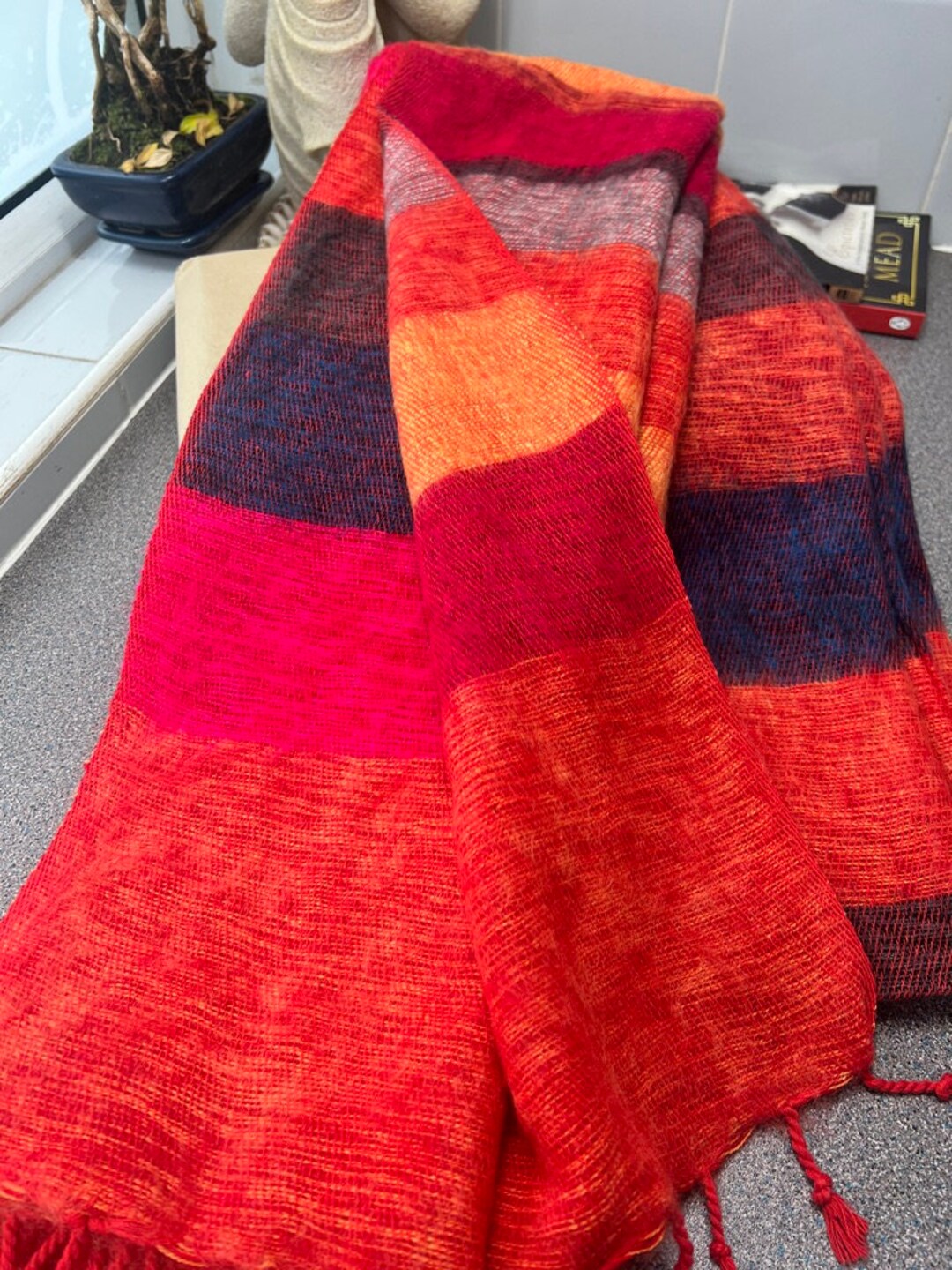 Wool Blanket Pattern17 Yak Shawl Soft Throws Travel Stole Light Weight ...