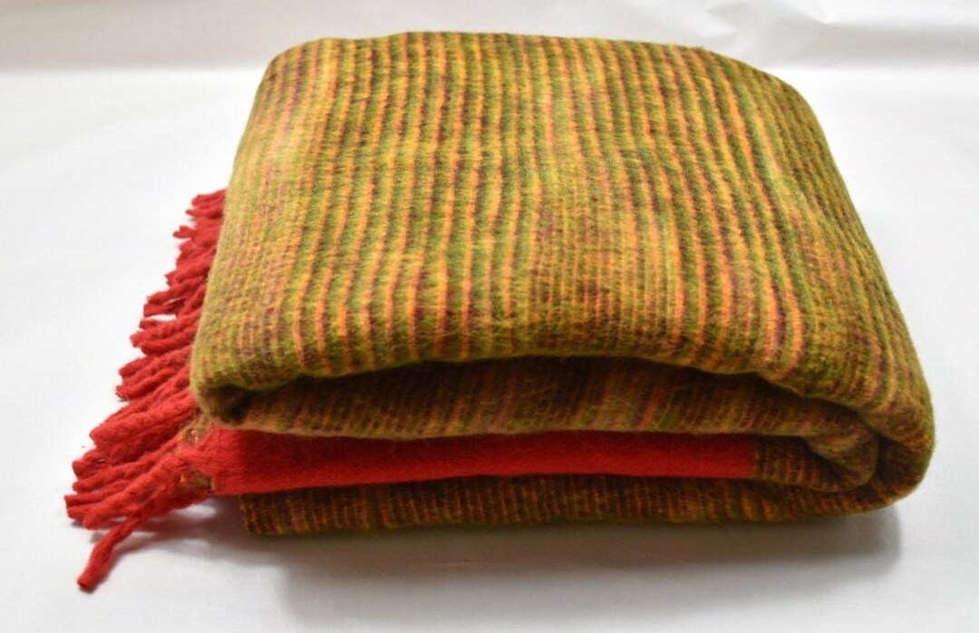 Tibetan Blanket Yak Wool Large Shawl Throw Elegant Soft Travel Sofa ...