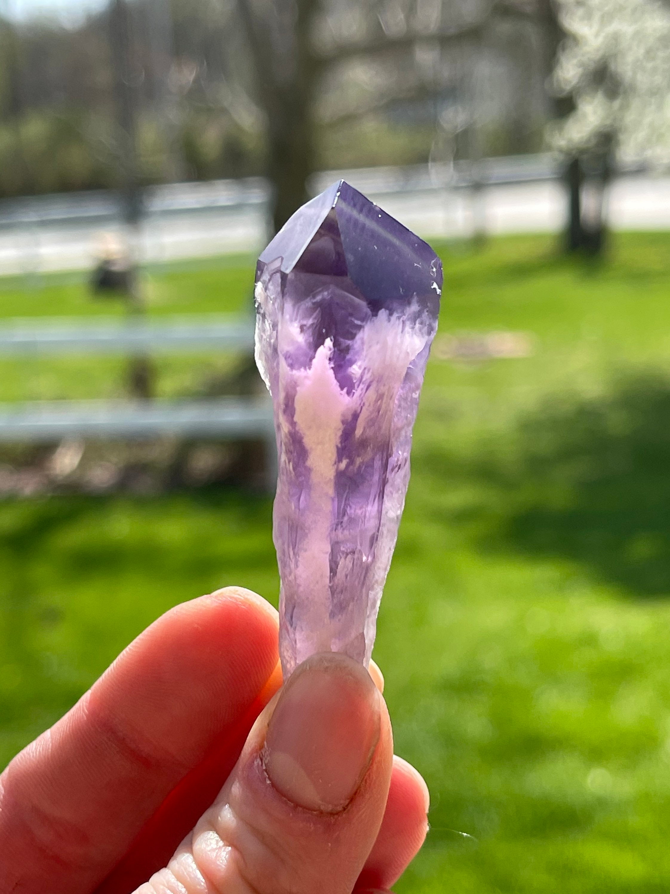 Dragon Tooth Amethyst Stacked Phantoms Huge Hex Key Bahia | Etsy