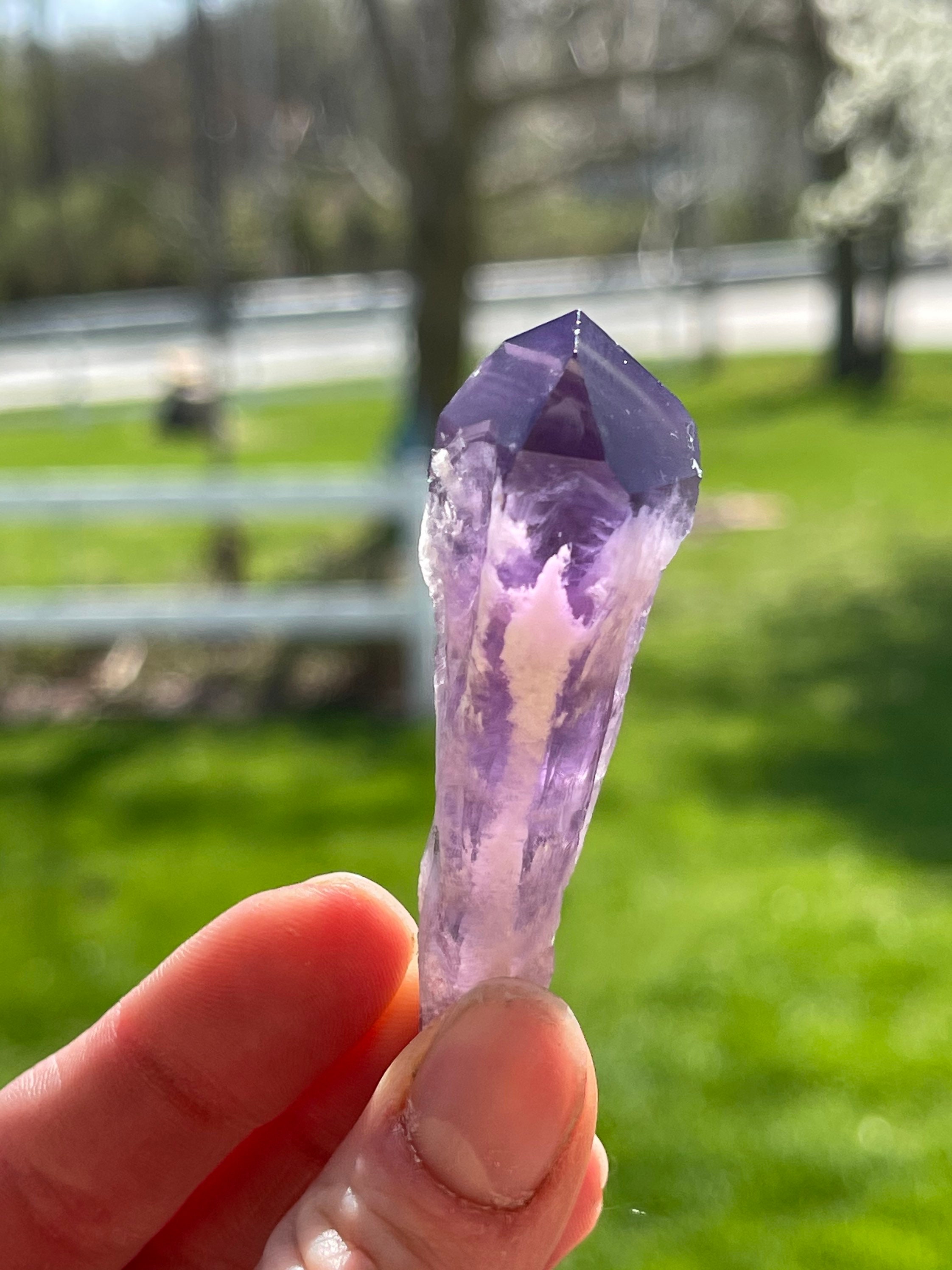 Dragon Tooth Amethyst Stacked Phantoms Huge Hex Key Bahia | Etsy