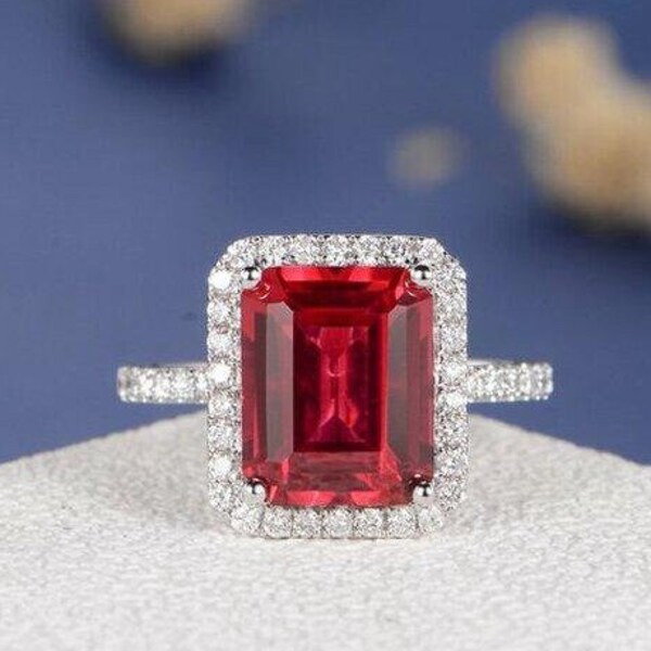 Ruby Wedding Ring - Etsy