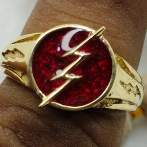 Flash Ring,sterling Silver Ring,flash Point Ring,dc Comics,dc Jewelry ...