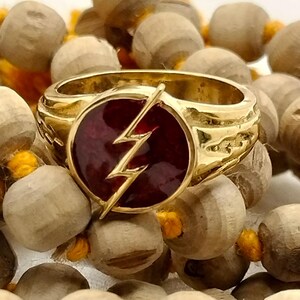 Flash Ring,sterling Silver Ring,flash Point Ring,dc Comics,dc Jewelry ...