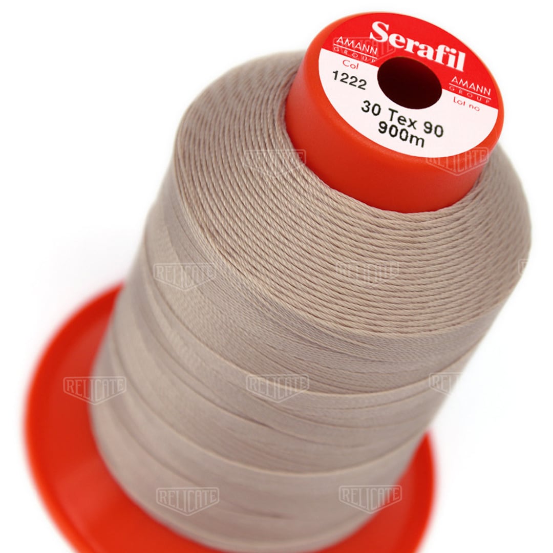 Serafil Polyester Sewing Thread - Size 30 (TEX 90), Size 20 (TEX 135 ...