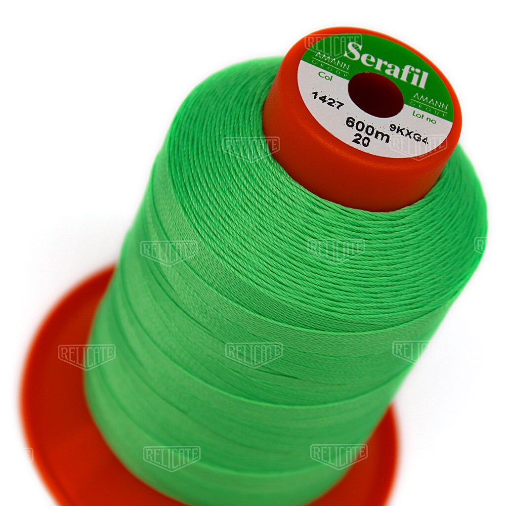 Serafil Polyester Sewing Thread Color 1427 Florescent Neon | Etsy