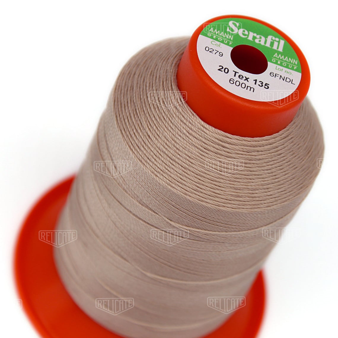 Serafil Polyester Sewing Thread Color 0279 Size 30 (TEX 90), Size 20 ...