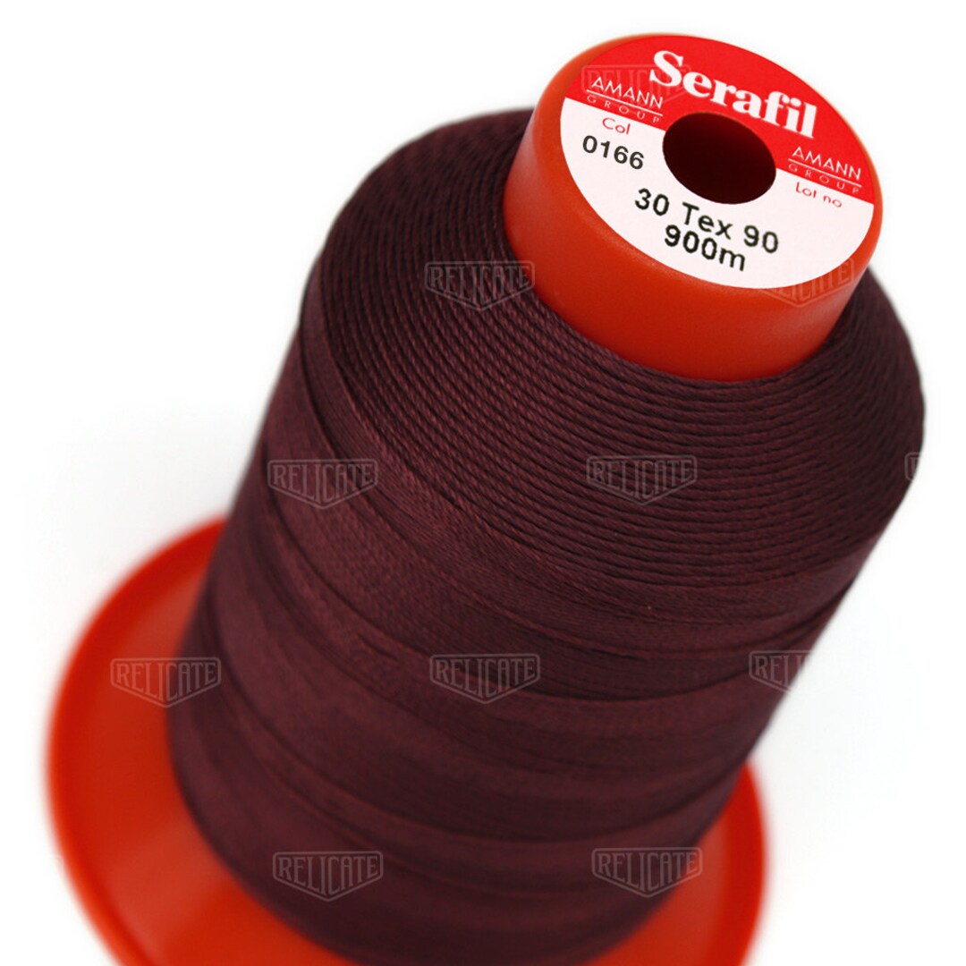 Serafil Polyester Sewing Thread - Size 30 (TEX 90), Size 20 (TEX 135 ...