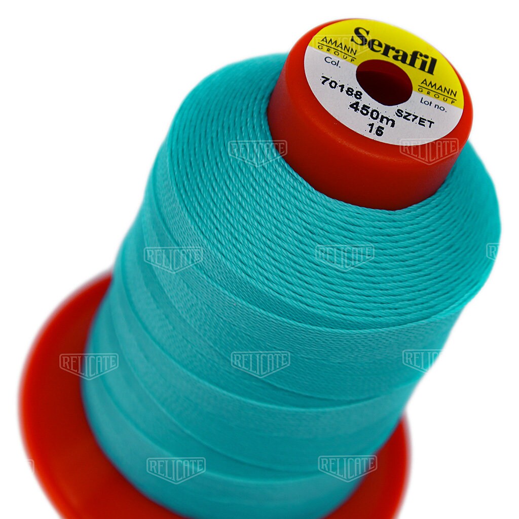 Serafil Polyester Sewing Thread - Size 30 (TEX 90), Size 20 (TEX 135 ...