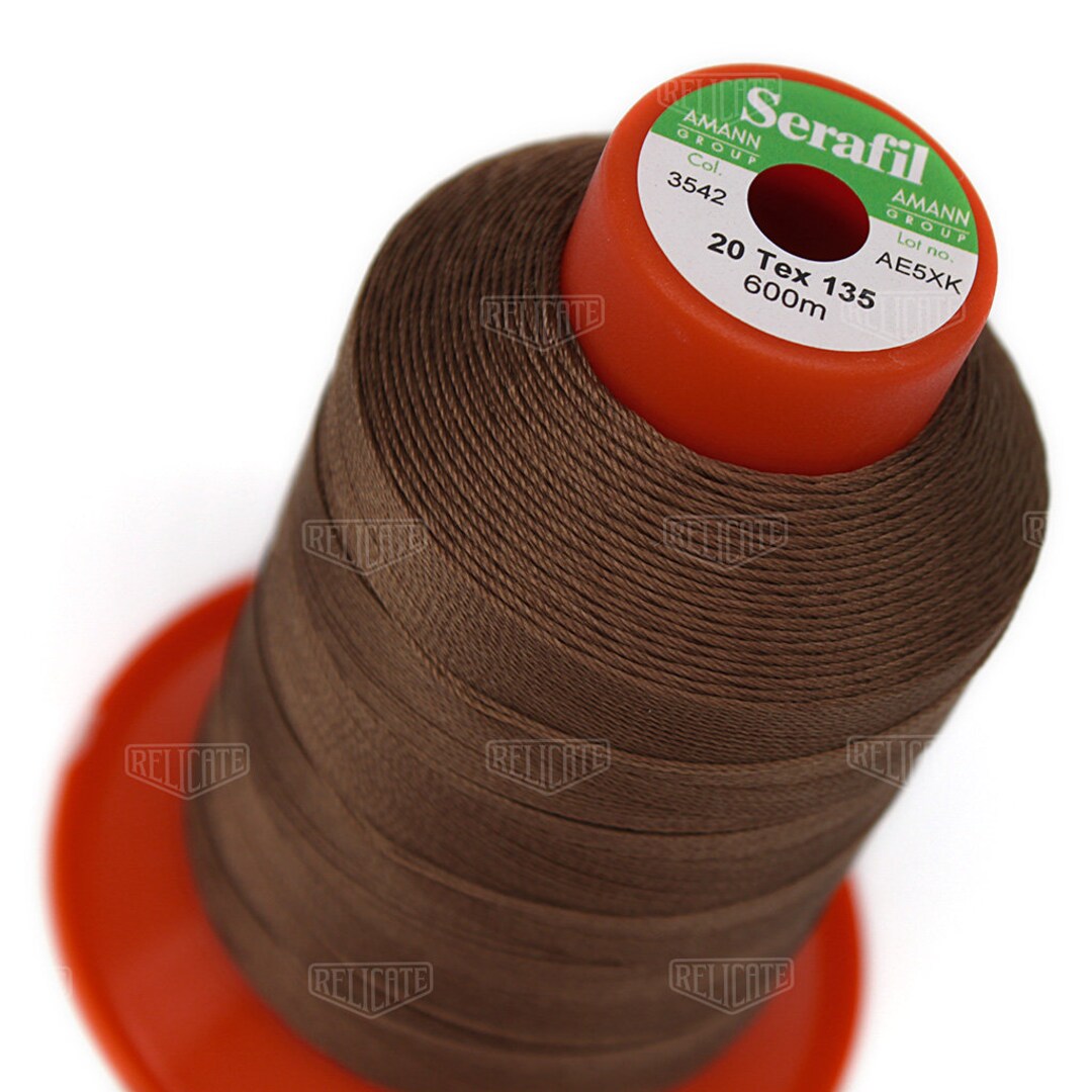 Serafil Polyester Sewing Thread - Size 20 and 15- TEX 135 and 210 ...