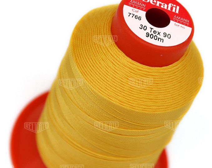 Serafil Polyester Sewing Thread Color 0036 Size 30 TEX 90, Size 20 TEX ...