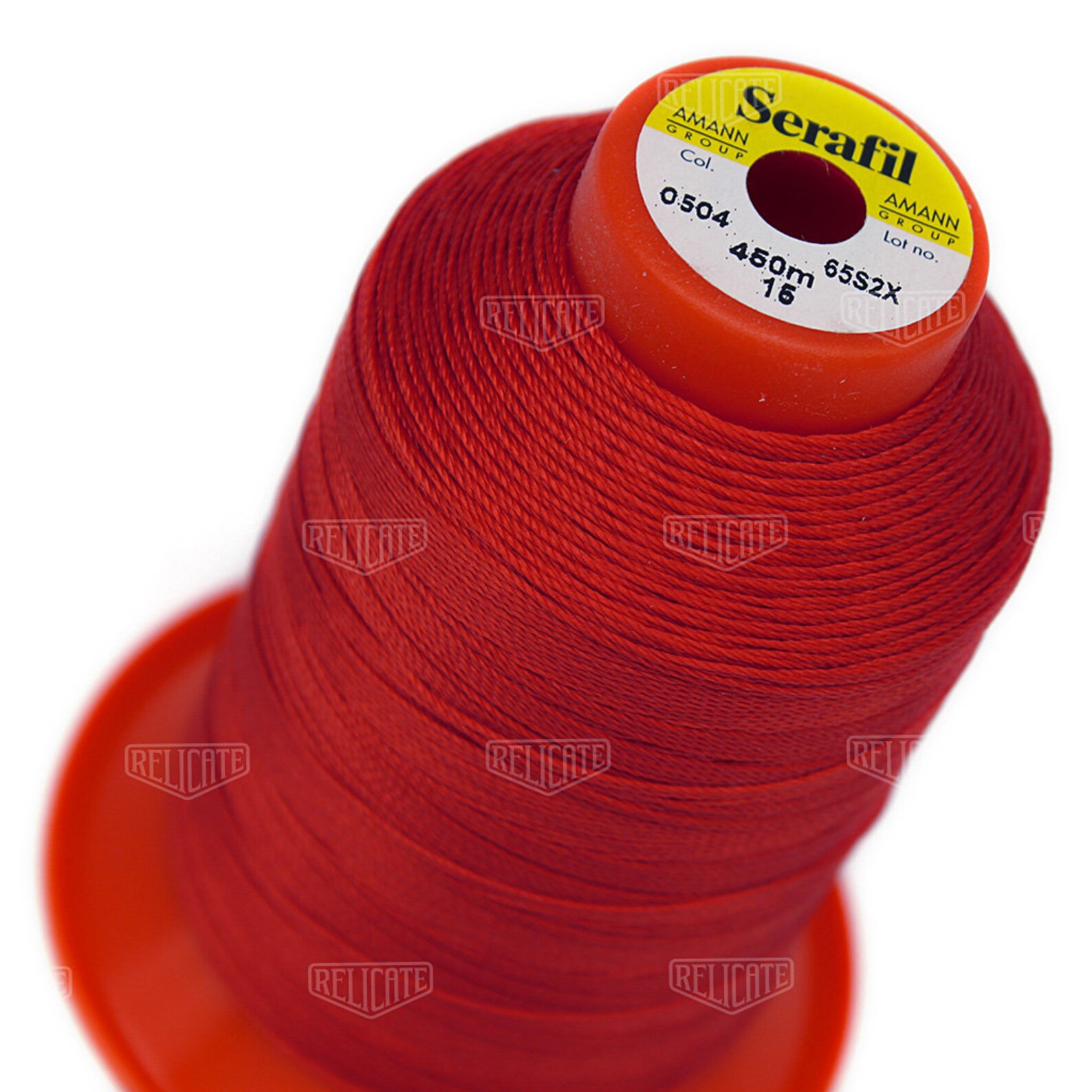 Serafil Polyester Sewing Thread Color 0504 Red Size 30 (TEX 90), Size ...