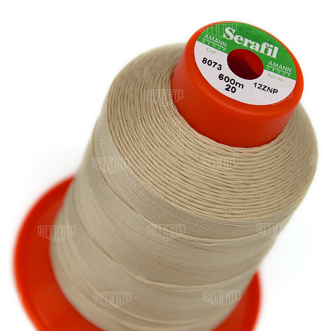 Serafil Polyester Sewing Thread - Size 20 and 15- TEX 135 and 210 ...
