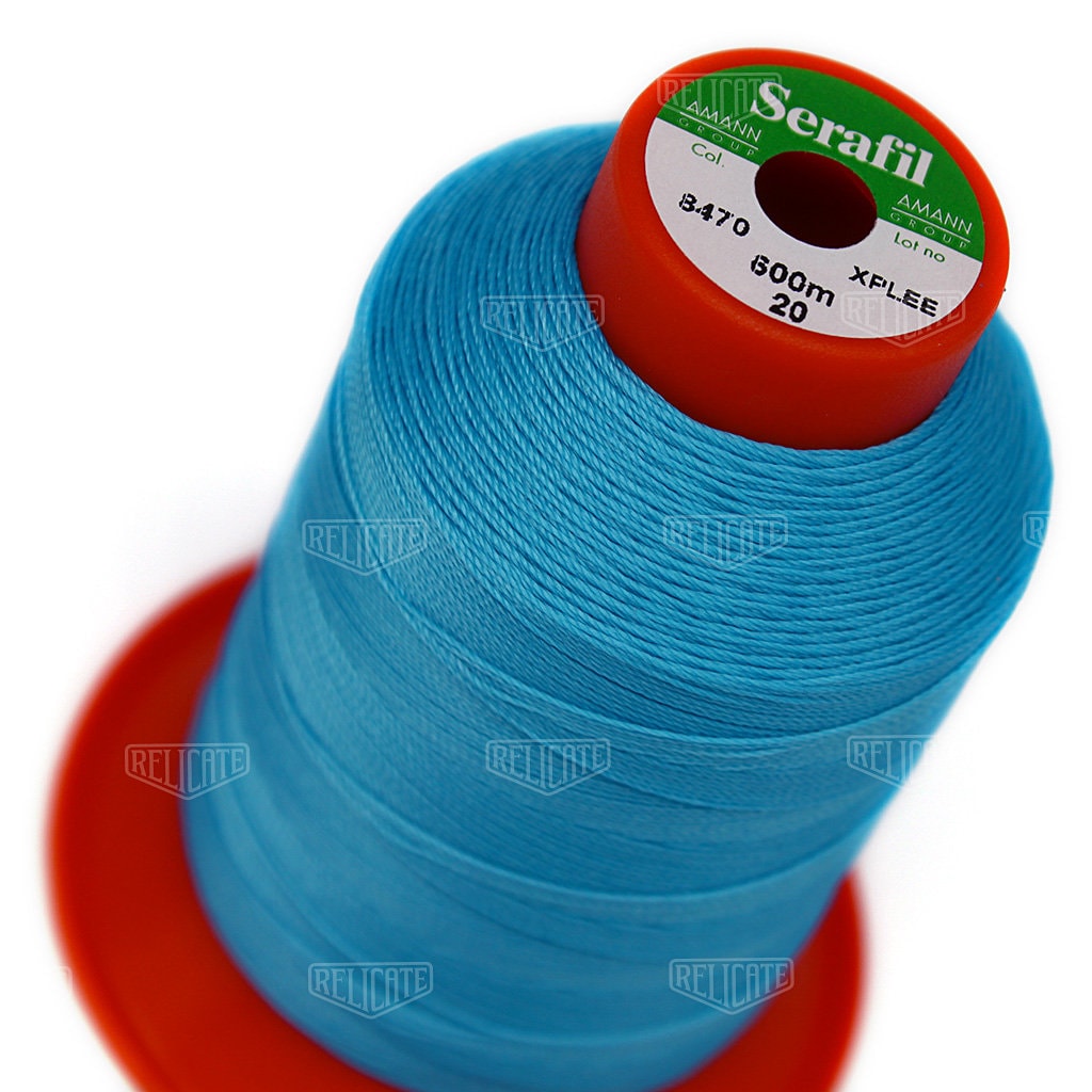 Serafil Polyester Sewing Thread - Size 30 (TEX 90), Size 20 (TEX 135 ...