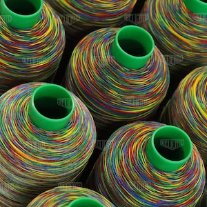Amann Strongbond Variegated Nylon Rainbow Sewing Thread - Etsy