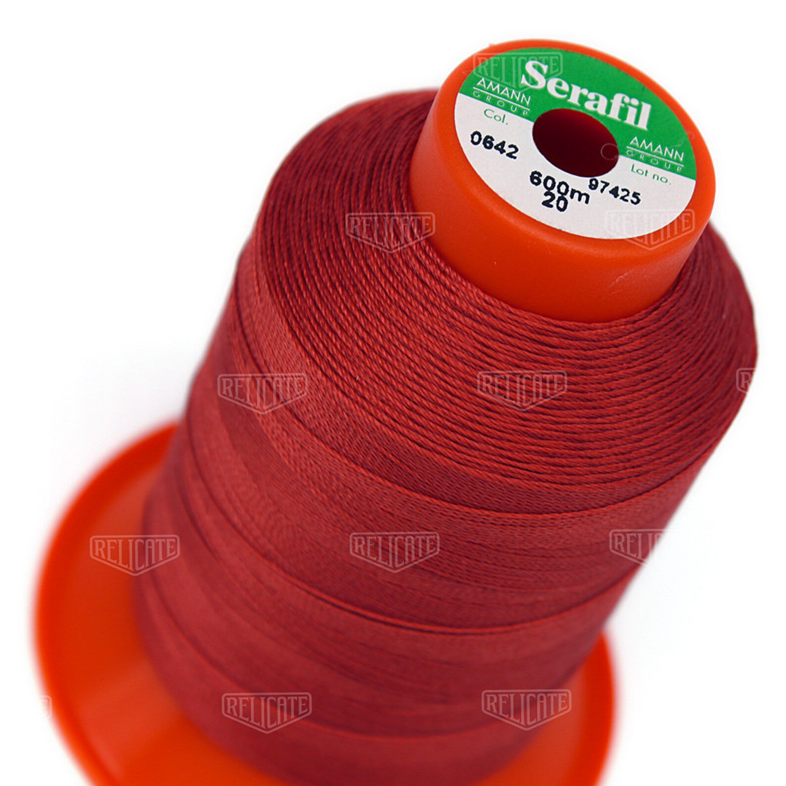 Serafil Polyester Sewing Thread Color 0642 Red Size 30 TEX - Etsy New ...