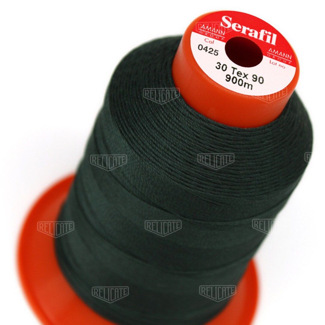 Serafil Polyester Sewing Thread - Color 0425 - Size 30 (TEX 90), Size ...