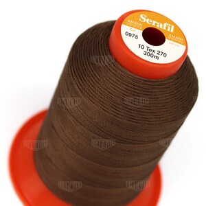 Serafil Polyester Sewing Thread - Size 30 (TEX 90), Size 20 (TEX 135 ...