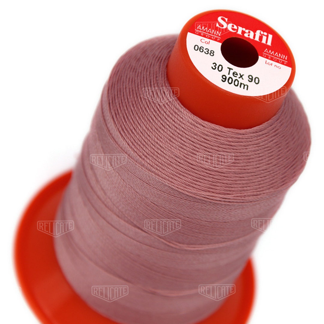 Serafil Polyester Sewing Thread - Size 30 (TEX 90), Size 20 (TEX 135), Size 15 (TEX 210) Color ...