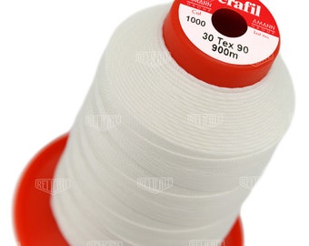 Serafil Polyester Sewing Thread Color 0816 Size 30 TEX 90, Size 20 TEX ...