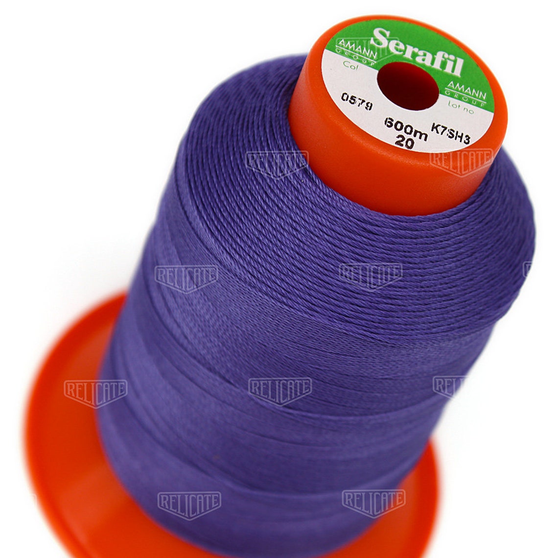 Serafil Polyester Sewing Thread Color 0579 Purple Size 30 TEX | Etsy