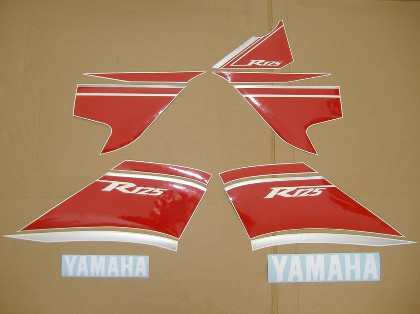 YZF-R125 2008 2009 Decals Stickers Set Kit Replacement Replica ...