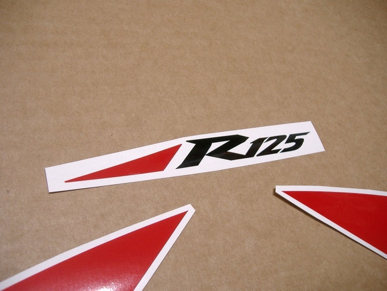 YZF-R125 2010-2011 Decals Stickers Set Kit Replacement Replica ...