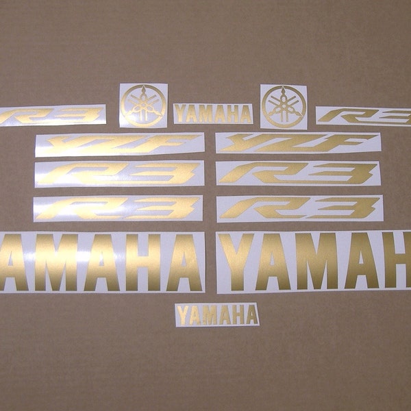 Yamaha R3 Decals Kit - Etsy