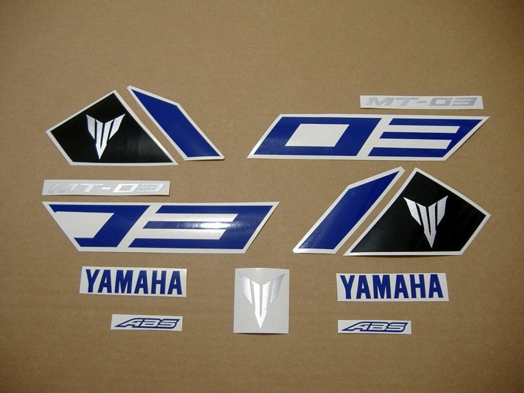 MT-03 2016 Decals Stickers Set Kit Replacement Replica Restoration ...